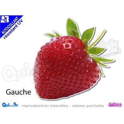 Vente Autocollant fraise - QUICOM & LOOSTICK.fr